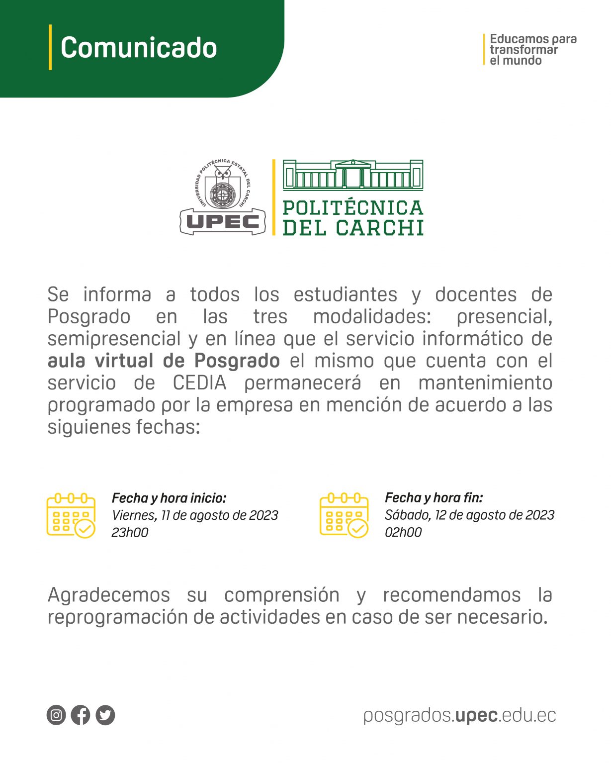 Posgrados UPEC